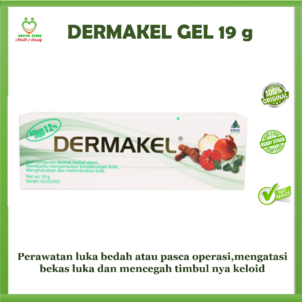 Jual DERMAKEL GEL 19gr /antikeloid / Penghilang bekas luka ...