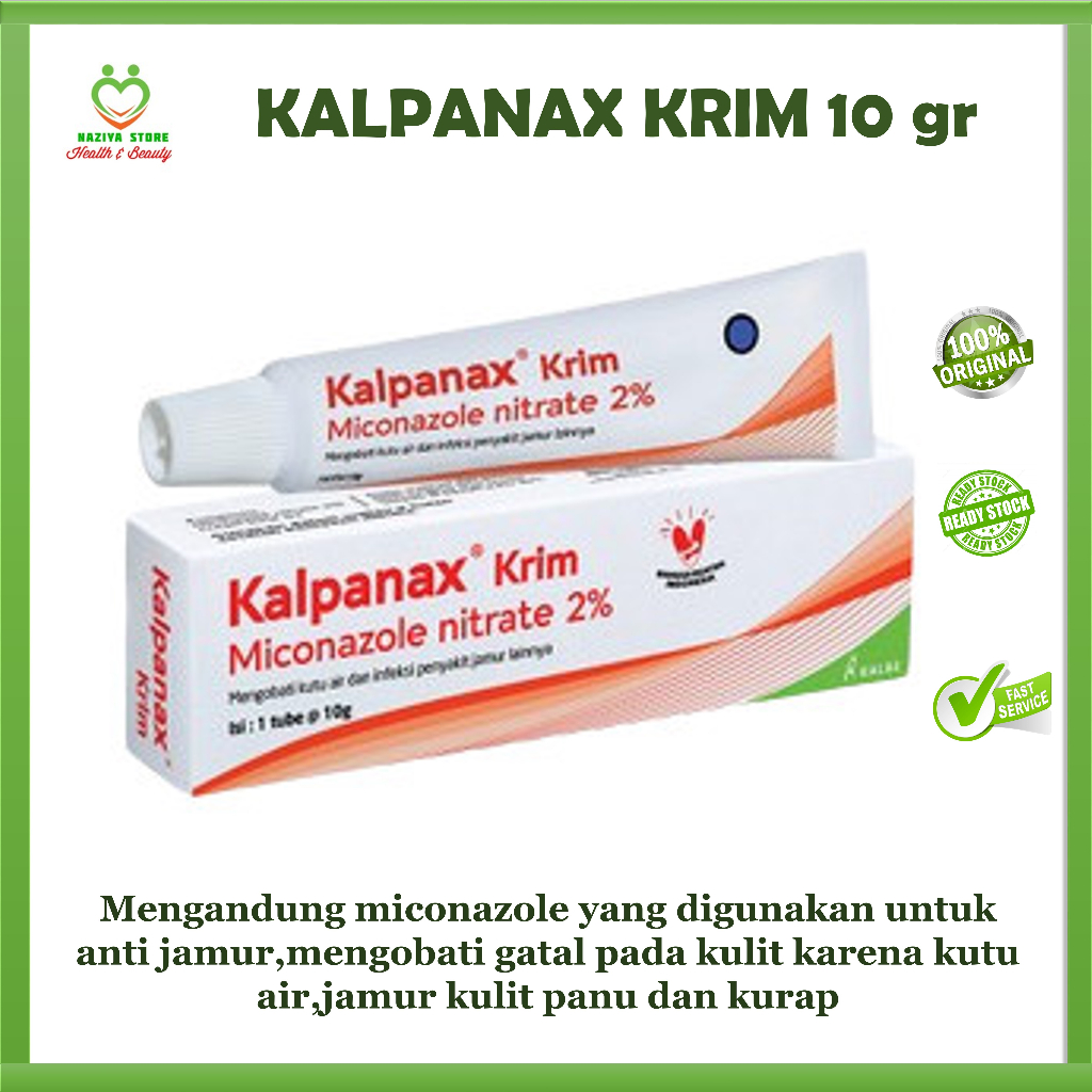 Jual KALPANAK KALPANAX KRM 10 GR Miconazole Nitrate 2% Salep Jamur ...