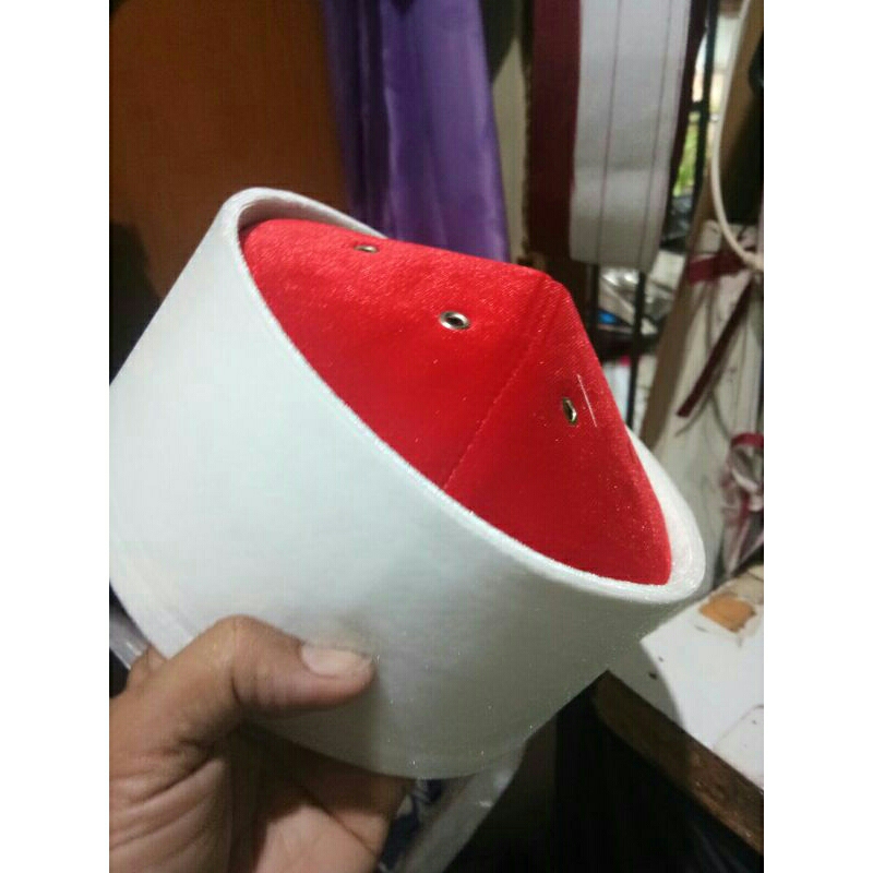 Jual PECI UJ MERAH PUTIH BAHAN BLUDRU KOMBINASI WARNA MERAH PUTIH ...