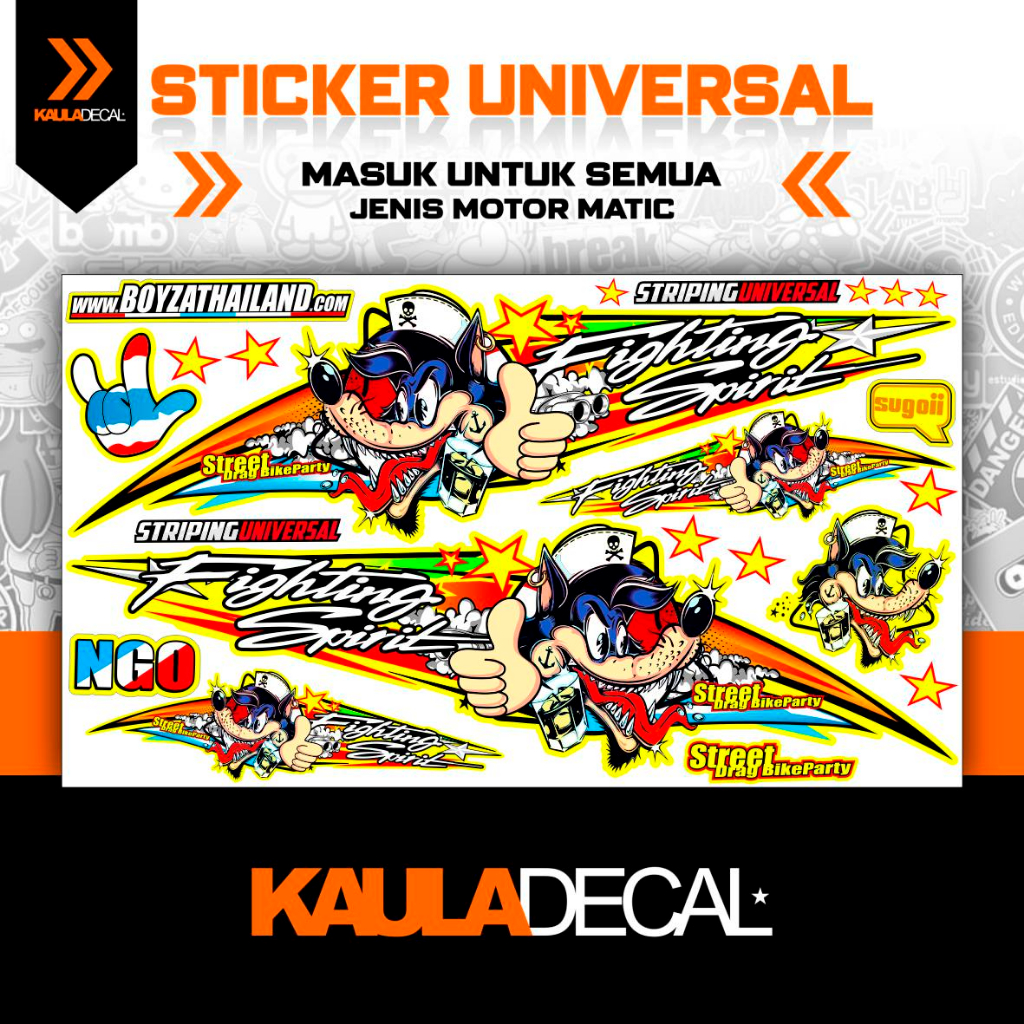 Jual STIKER STRIPING MOTOR ALL MATIC MOTIF 97 / UNIVERSAL MATIC ...