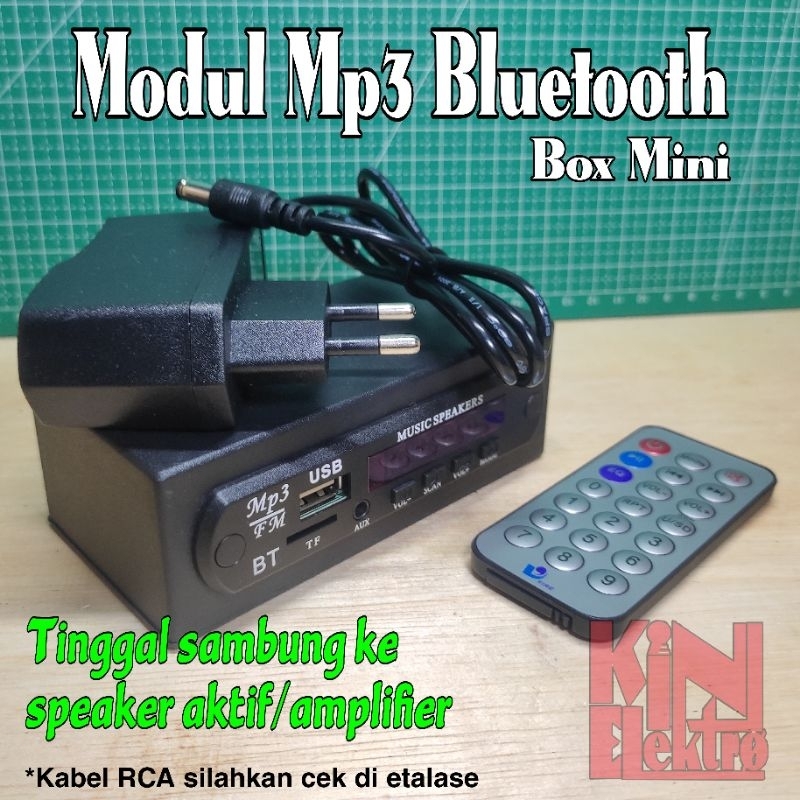 Jual Modul MP3 player Bluetooth 5.0 lengkap Box mini tinggal sambung ke ...