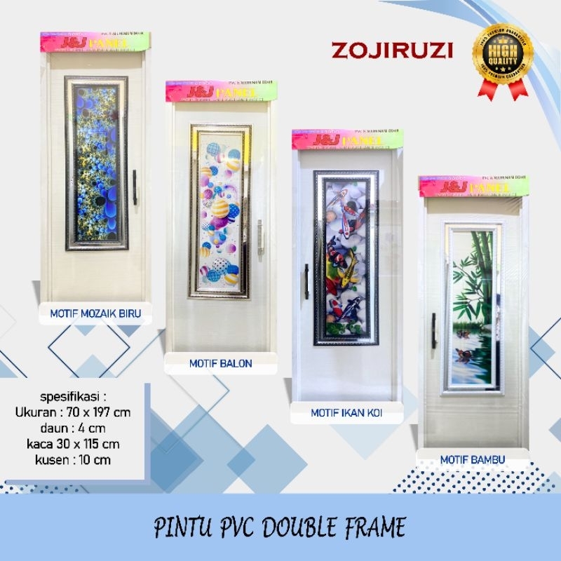 Jual Pintu PVC Double Frame Zojiruzi | Shopee Indonesia