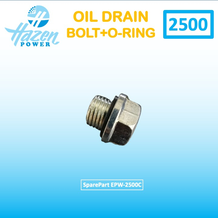 Jual Baut Pompa OIL DRAIN BOLT+O-RING Plug Assy untuk Aipower EPW-2500C ...