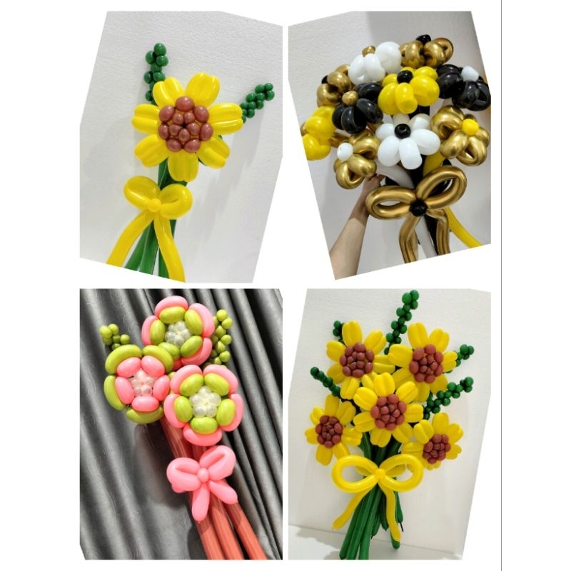 Jual Buket Balon Bunga Matahari, Camelia, Daisy | Shopee Indonesia
