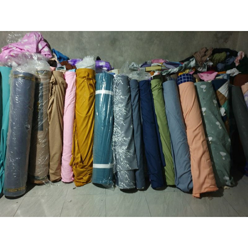 Jual BAHAN KAIN METERAN SPREI GORDEN POLYMICRO 240 CM | Shopee Indonesia