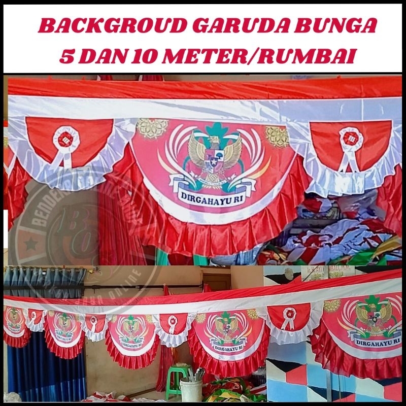 Jual BENDERA BEKGROUND SULTAN MERAH PUTIH ABUTAI 17 agustus | Shopee ...
