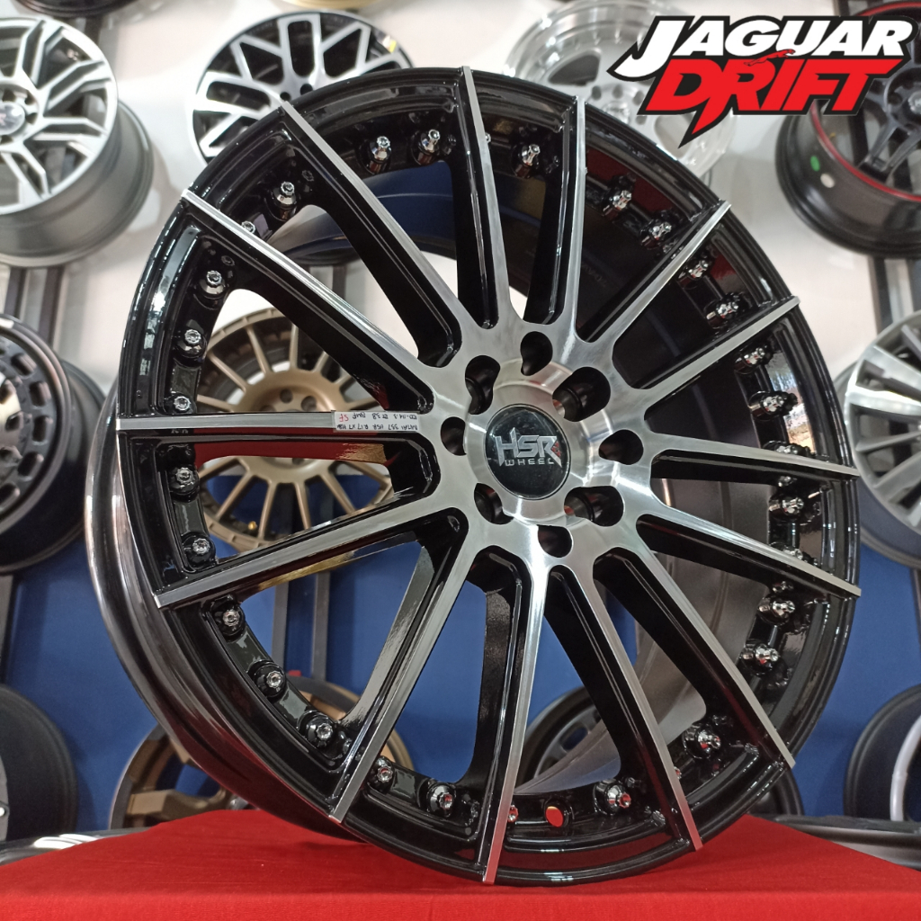 Jual VELG MOBIL RING 17 HSR BLACK POLISH / VELG MOBIL LIVINA AVANZA ...