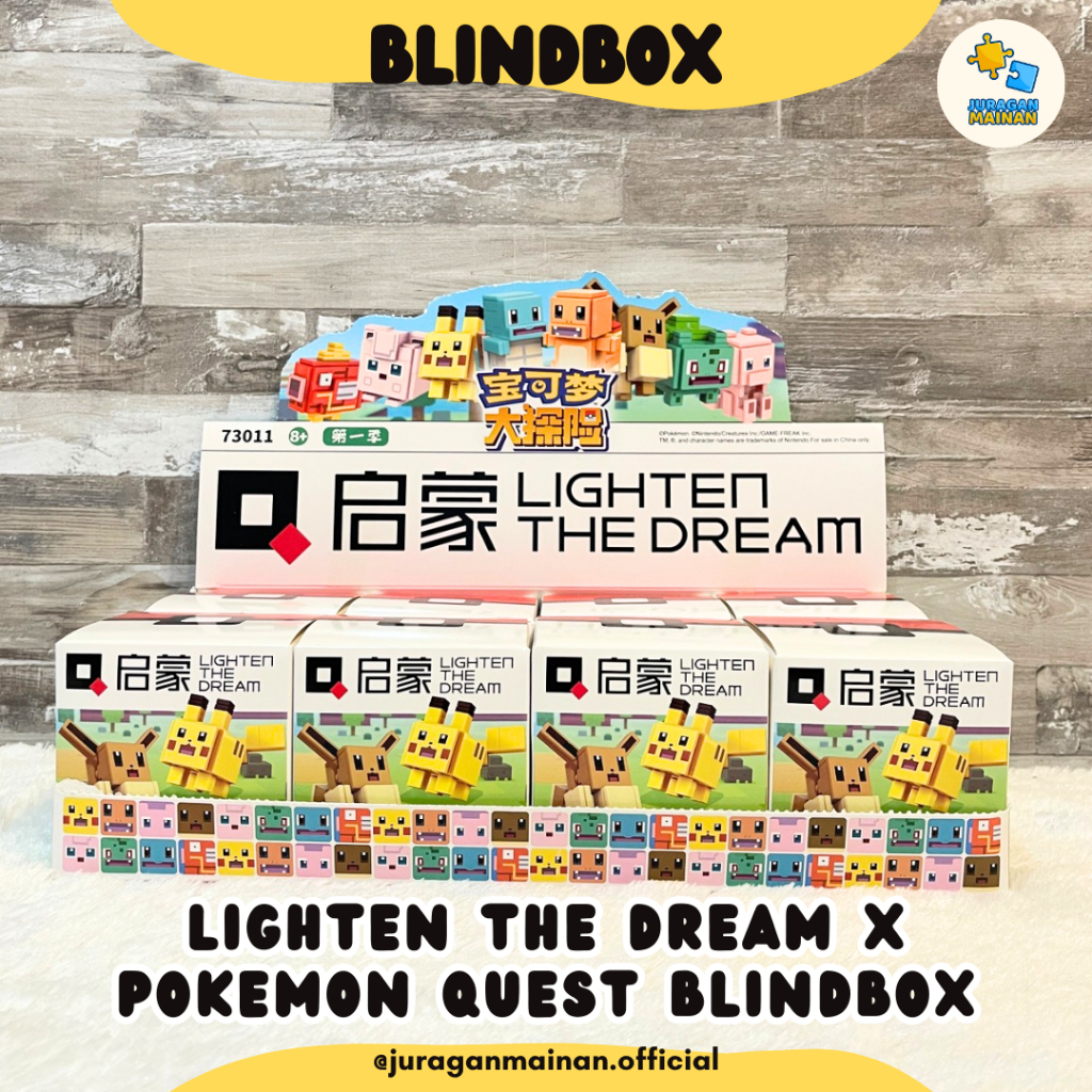 Jual QMAN TOYS Pokemon Quest Blindbox 1 - Bricks Brick Blocks Block Toy Mainan edukasi anak dan ...
