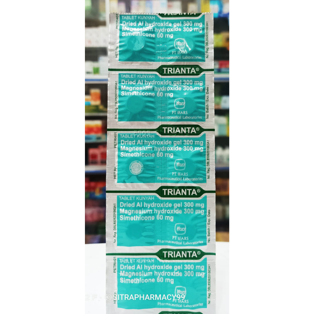 Jual Trianta 𝟏 𝐒𝐓𝐑𝐈𝐏 𝐈𝐒𝐈 𝟏𝟎 𝐓𝐀𝐁𝐋𝐄𝐓 - Mengatasi Maag dan Asam Lambung ...