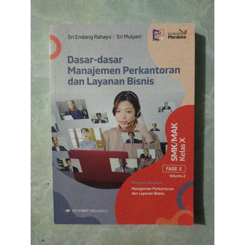 Jual Buku bekas origina Dasar-dasar Manajemen perkantoran dan layanan bisnis untuk SMA/MAK kelas ...
