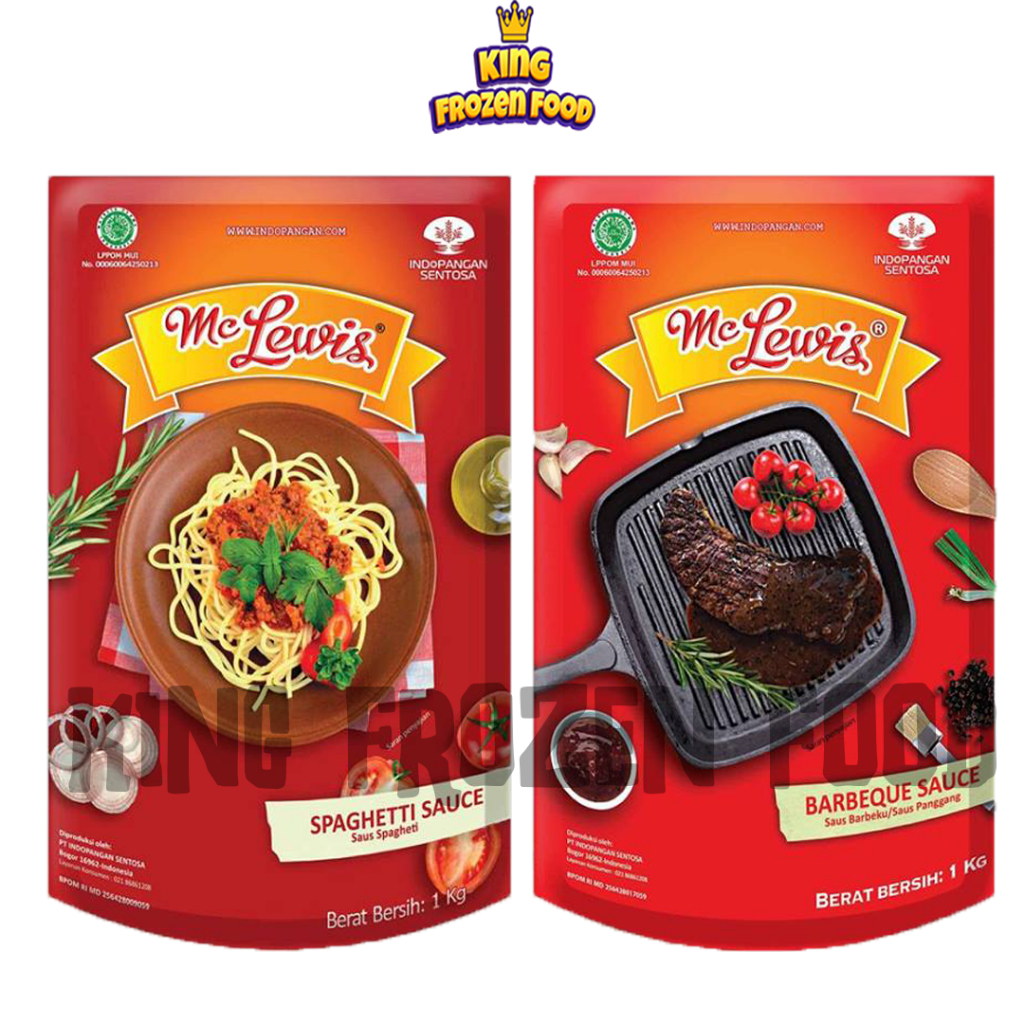 Jual Mc Lewis sauce Spaghetti/Barbeque Isi 1KG | Shopee Indonesia