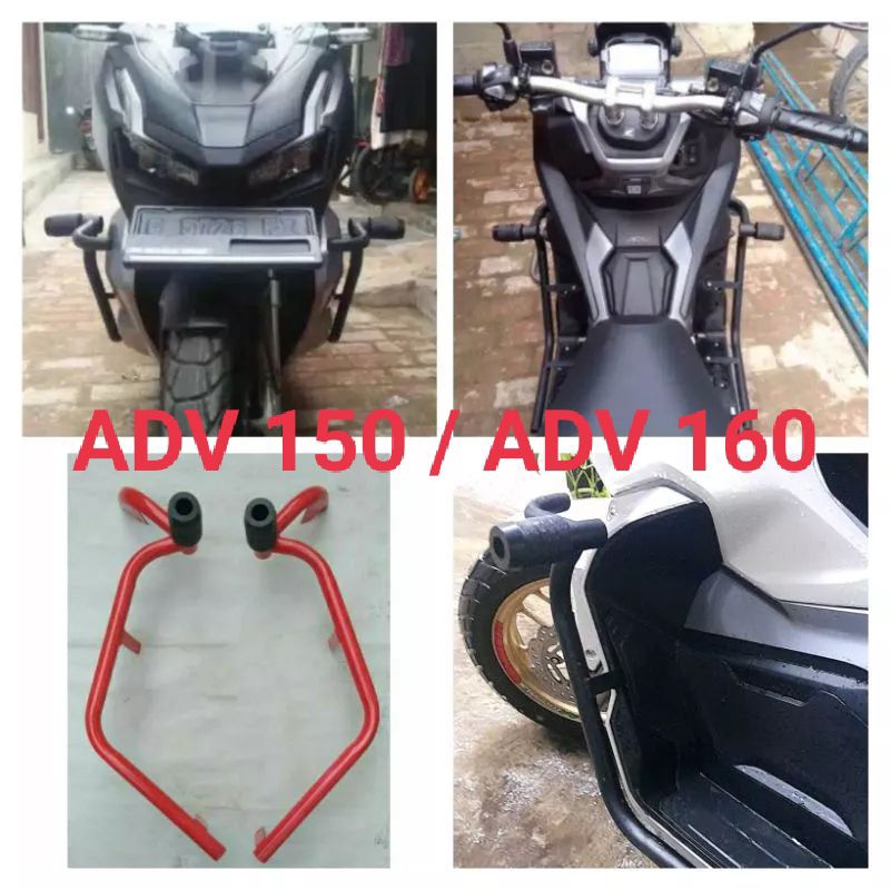 Jual Crashbar ADV 150 / ADV 160 plus Jalu Slider Agna, Tubular Honda ...