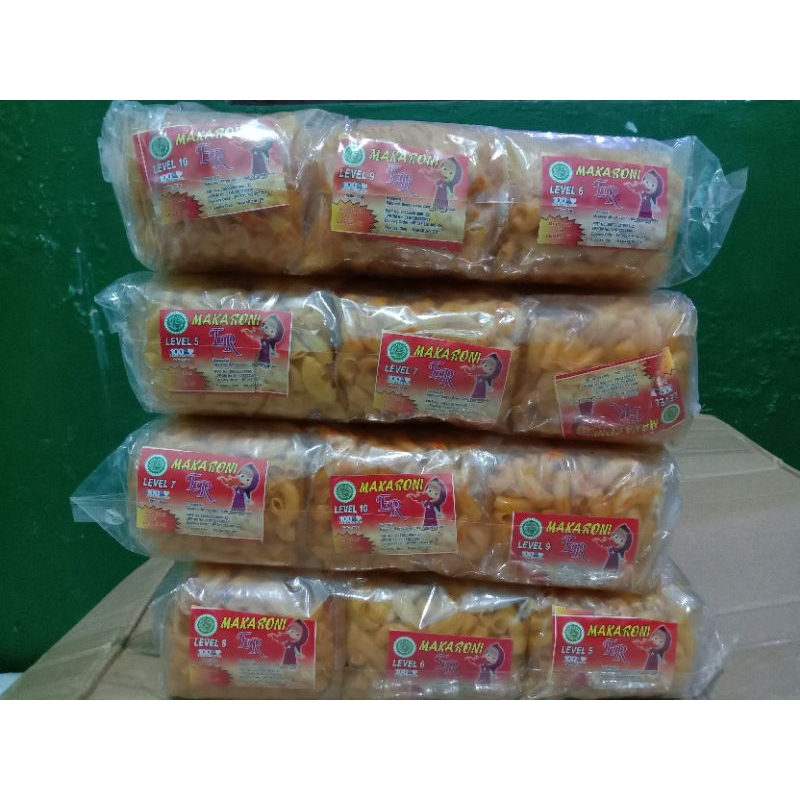 Jual makaroni er level 0-10 pedas | Shopee Indonesia