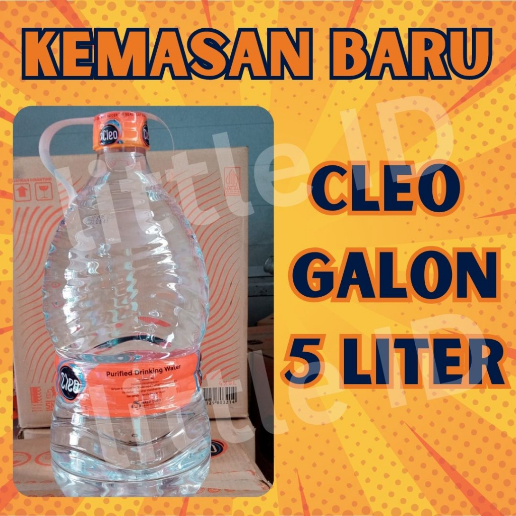 Jual Cleo Air Mineral Galon 5L | Shopee Indonesia