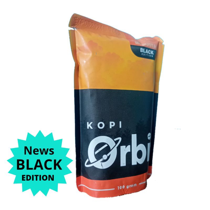 Jual Coffee Robusta Coffe Jambi Kopi Bubuk Orbit 100gr Black | Shopee ...