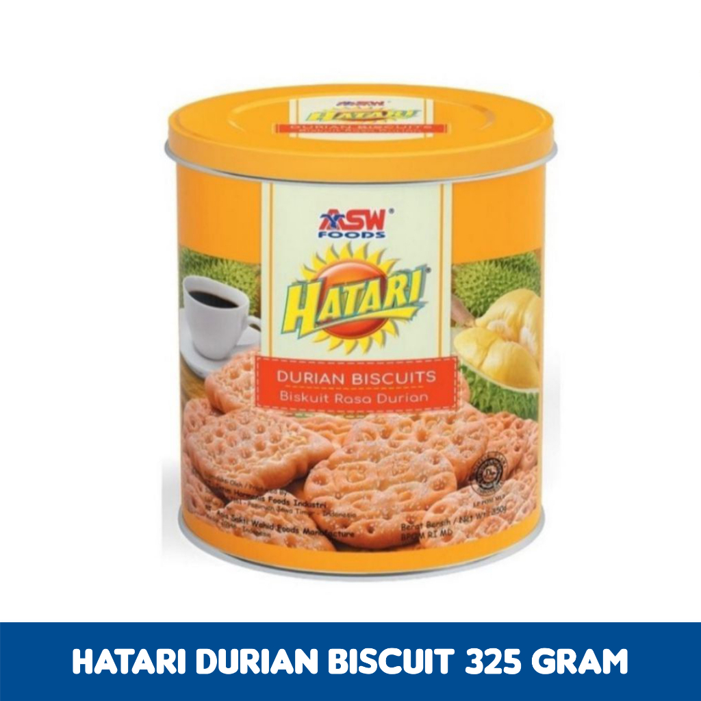 Jual Roti kaleng Hatari Durian Biscuit Edisi Lebaran 325 Gram | Shopee ...