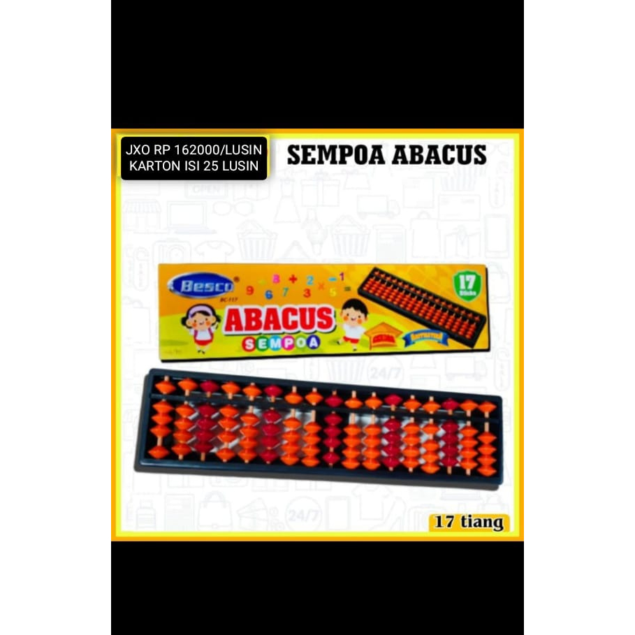 Jual SEMPOA ABACUS 17 TIANG | Shopee Indonesia