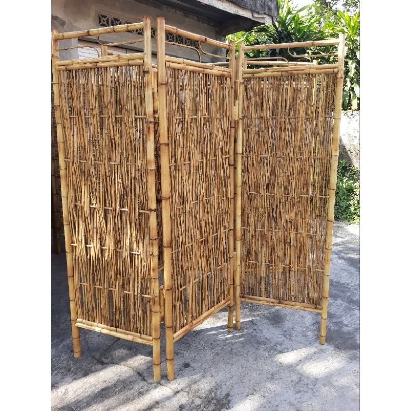 Jual Partisi Ruangan dari Bambu Ready Stok | Shopee Indonesia
