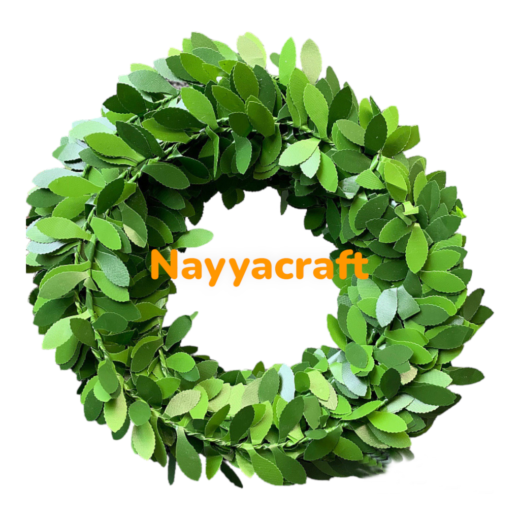 Jual KAWAT DAUN BAHAN FLOWER CROWN kawat daun 1 yard crown leaf Bunga ...
