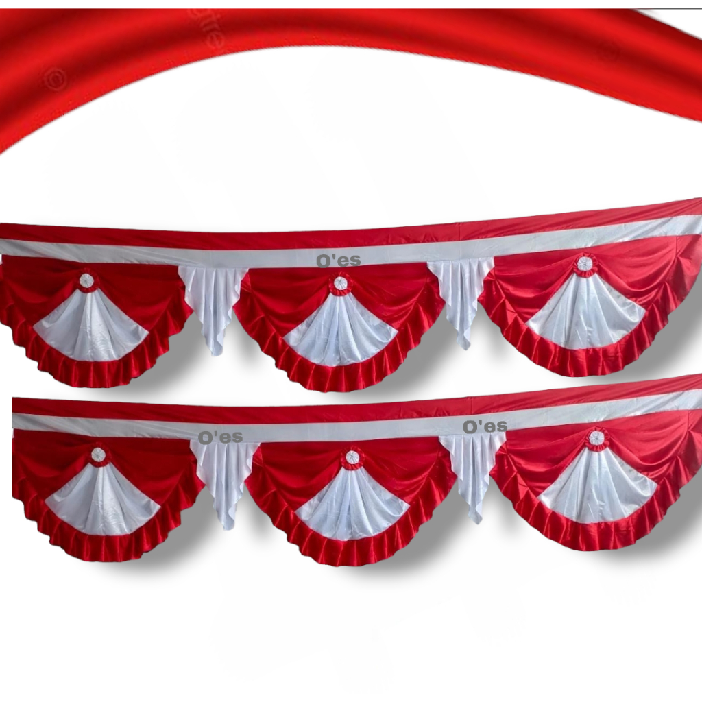 Jual BENDERA BACKGROUND UMBUL UMBUL GELOMBANG VARIASI PITA KUALITAS TERBAIK | Shopee Indonesia