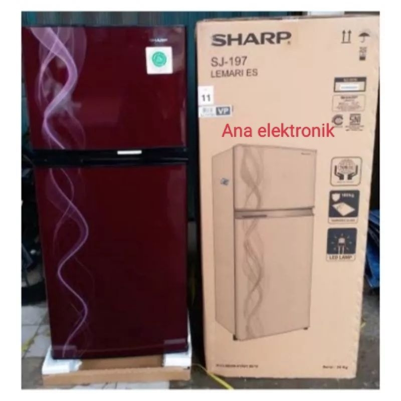 Jual KULKAS SHARP 2 PINTU SJ-197 ND-VB /VP SJ197/170 L ( BATAM ...