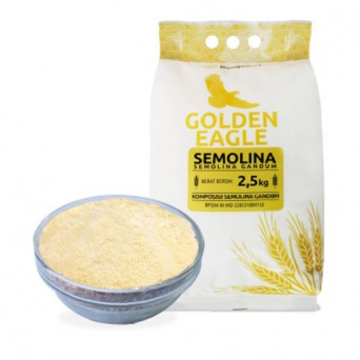 Jual Tepung Pizza Pasta Gandum Semolina Golden Eagle 2,5Kg | Shopee ...