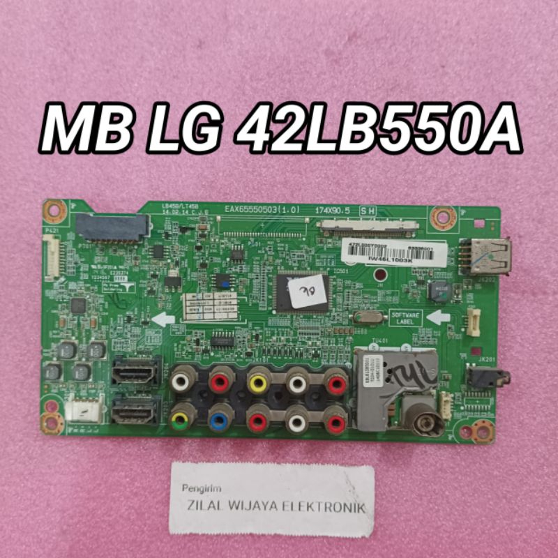 Jual LG 42LB550 / 42LB550A - MB - MAINBOARD - MOTHERBOARD - BOARD - MOBO - MESIN TV | Shopee ...