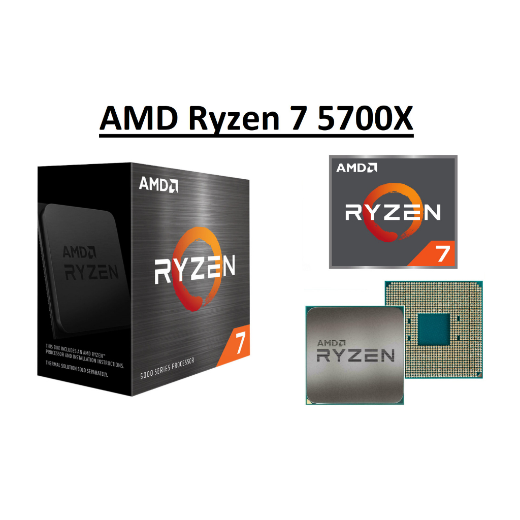 Jual PROCESSOR AM4 RYZEN 7 5700X BOX (W/O FAN) | Shopee Indonesia