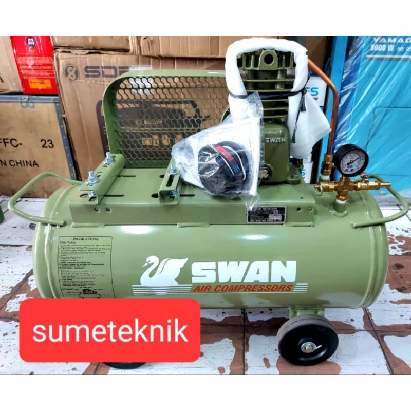 Jual Kompresor Swan 1/4HP Tabung 36Liter SU-114 Compressor SWAN 1/4HP ...