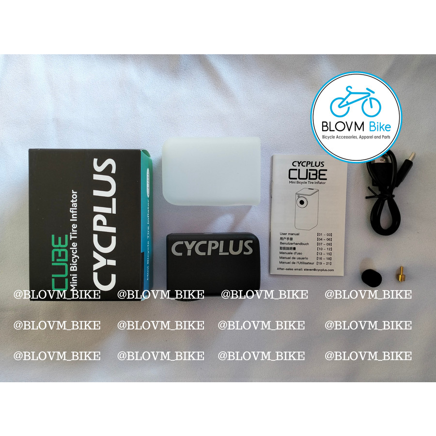 Jual Pompa Sepeda Elektrik CYCPLUS CUBE Electric Bike Pump Mini 100 Psi 97gr | Shopee Indonesia