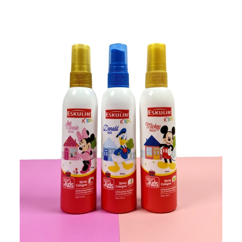 Jual ESKULIN KIDS SPRAY COLOGNE DISNEY 100ML | Shopee Indonesia