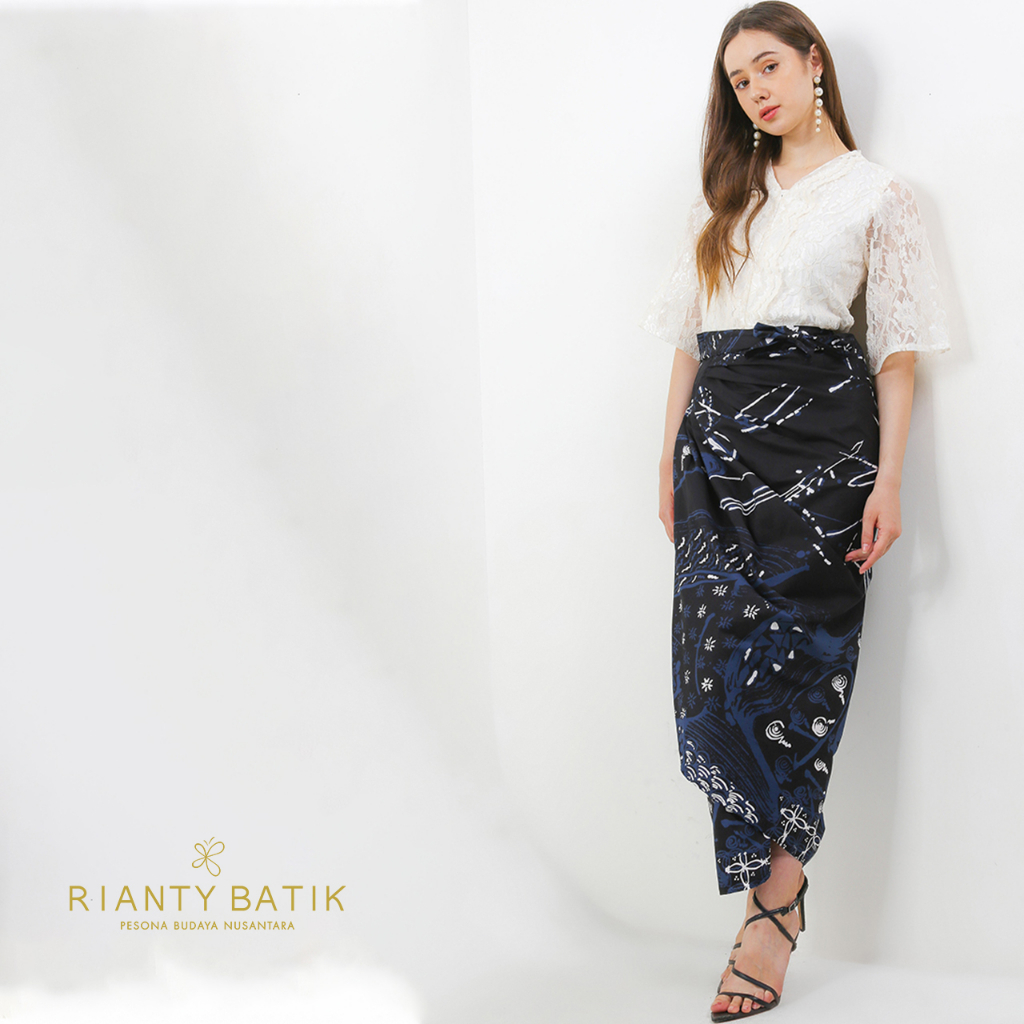 Jual Rianty Batik Wanita Rok Lilit Batik Javasya Javas | Shopee Indonesia