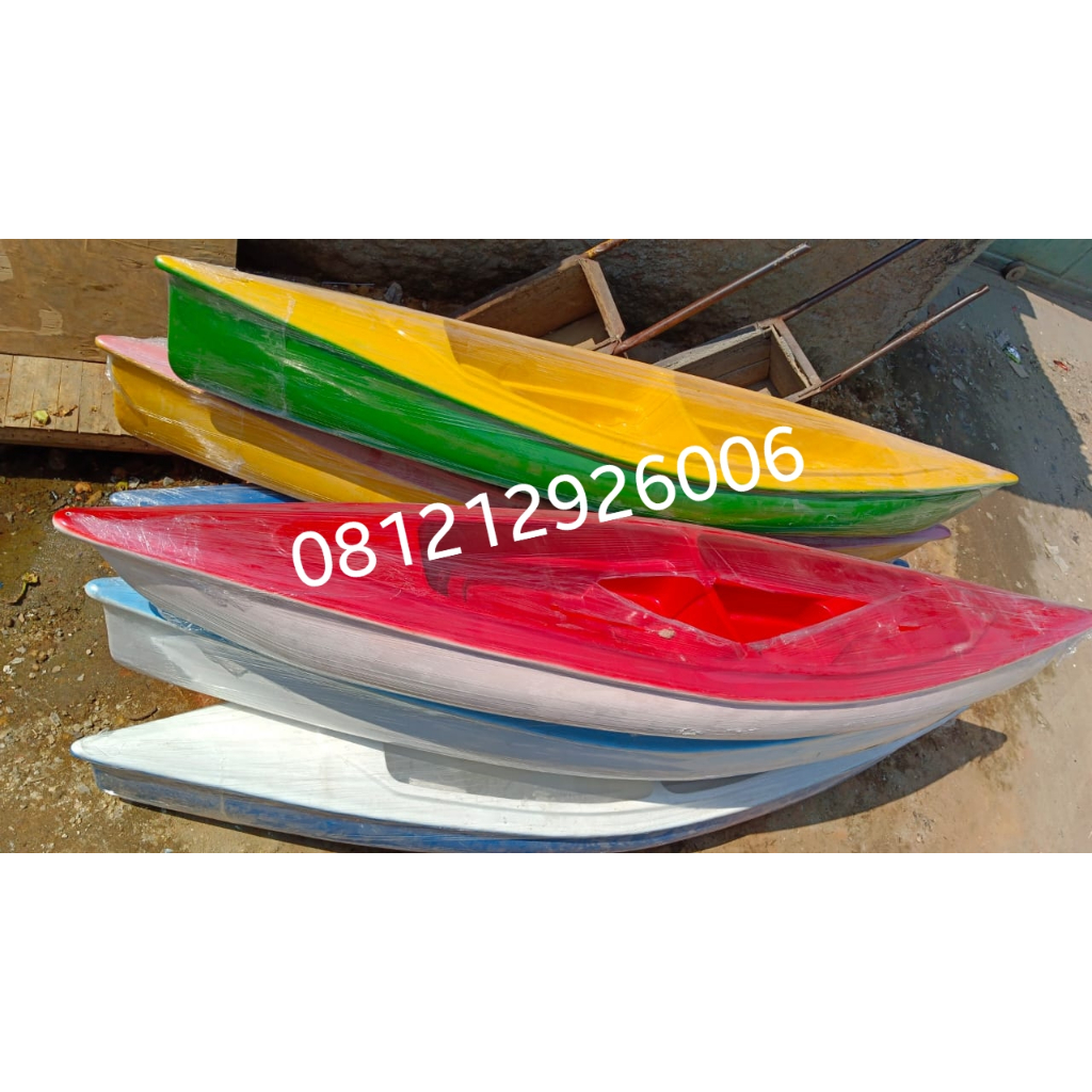 Jual Perahu Kano Fiberglass tipe Double | Shopee Indonesia