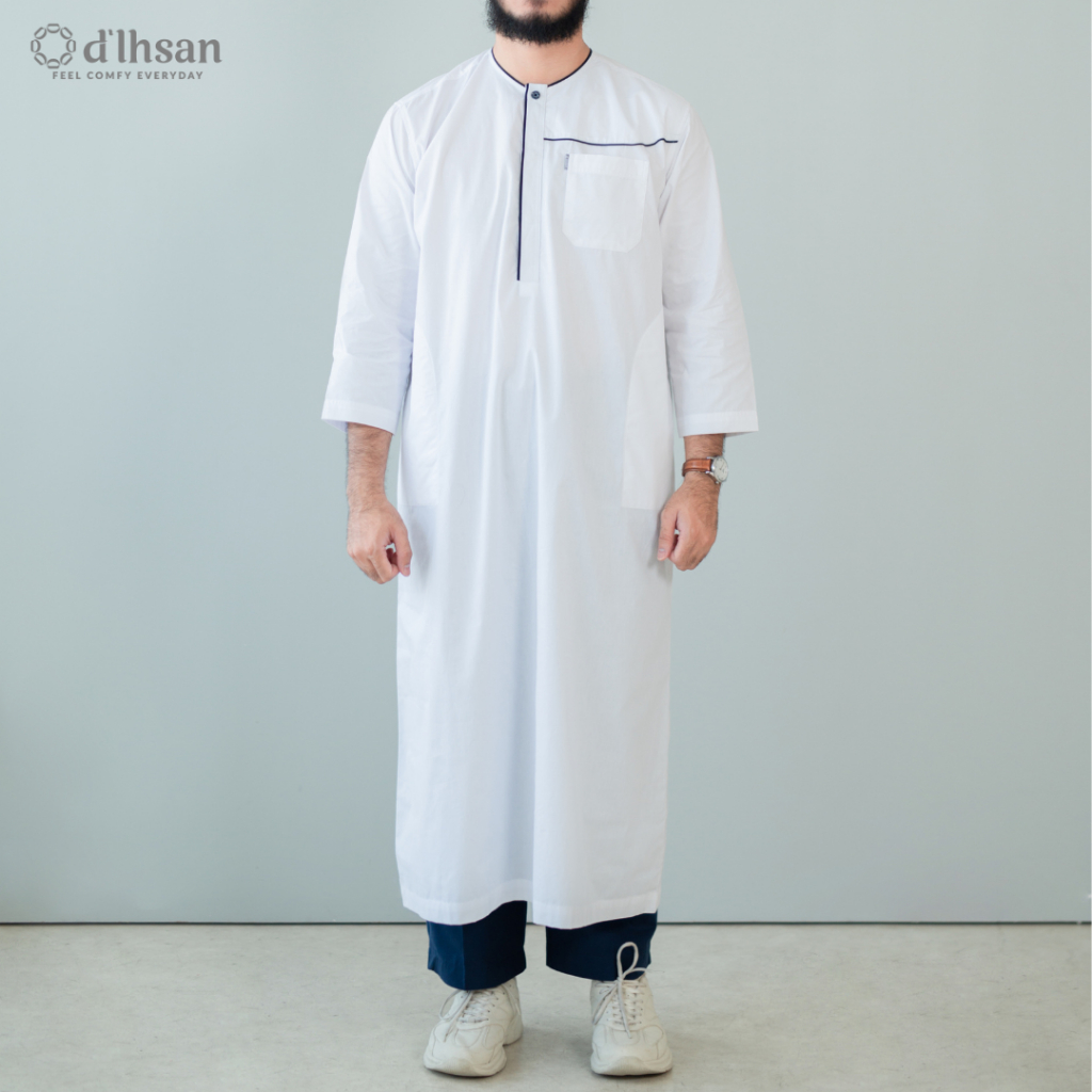 Jual d'Ihsan | Gamis Modif Series Collarless L/S | Gamis Ikhwan Modif ...