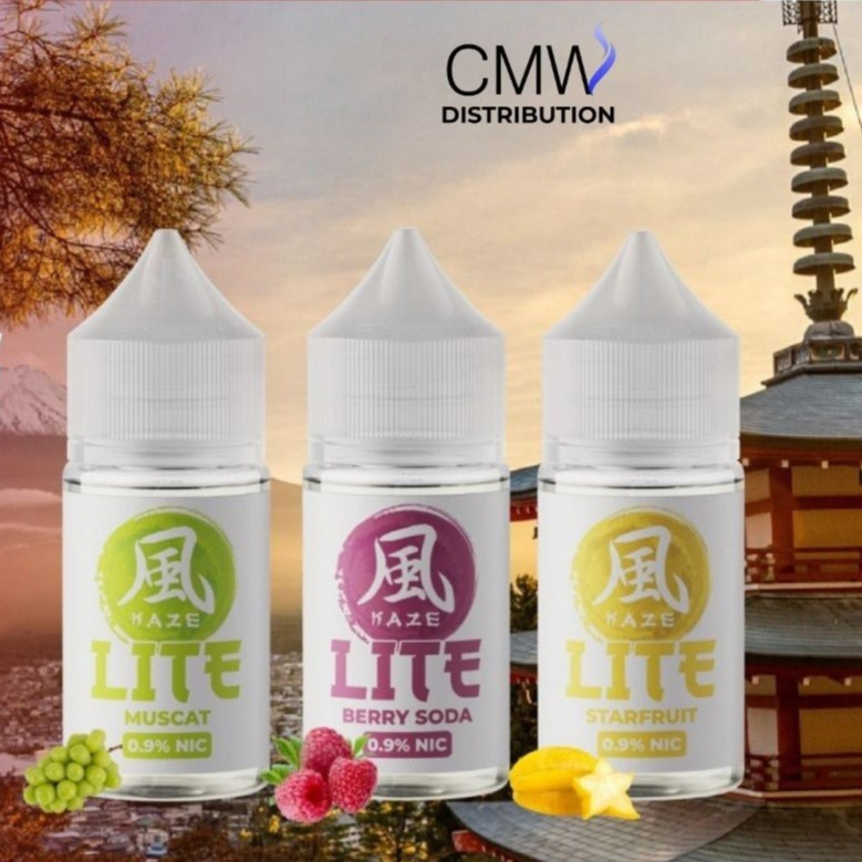 Jual Kaze Lite 30ML 9MG 50/50 Cukai 2023 Berry Soda Muscat Starfruit by ...