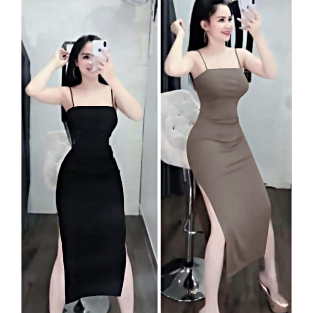 Jual DRES WANITA KOREA 1565: Dress Midi Remaja Modern dengan Sentuhan Elegan dan Kekinian ...