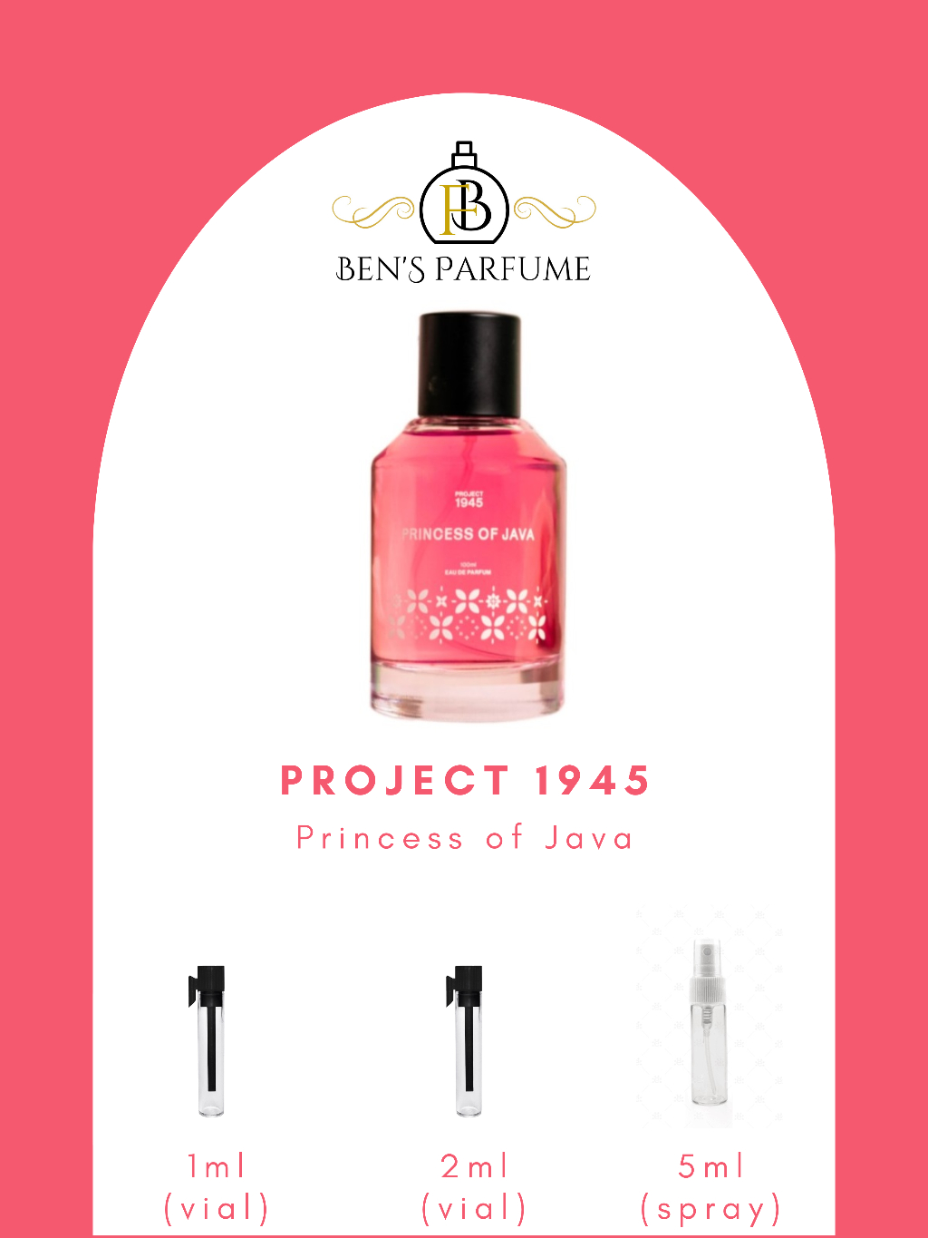 Jual Decant Parfum Project 1945 Princess of Java 1ml 2ml 5ml | Shopee ...