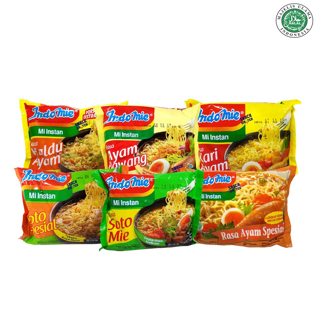 Jual Indomie Kuah Mie Instant Aneka Rasa @70gr | Shopee Indonesia