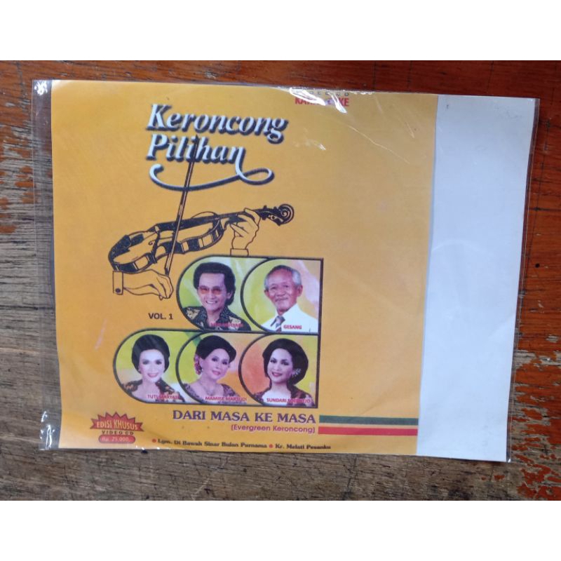 Jual Kaset Vcd lagu pop keroncong vol 1 | Shopee Indonesia