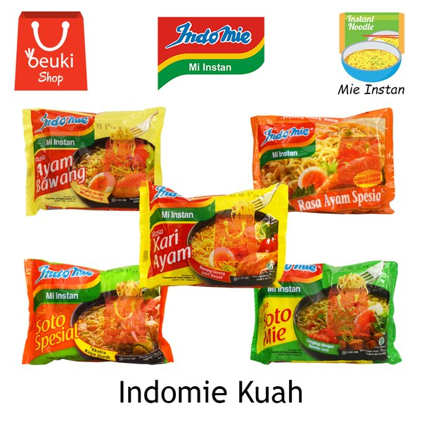 Jual Indomie Kuah Mie Instant Aneka Rasa @70gr | Shopee Indonesia