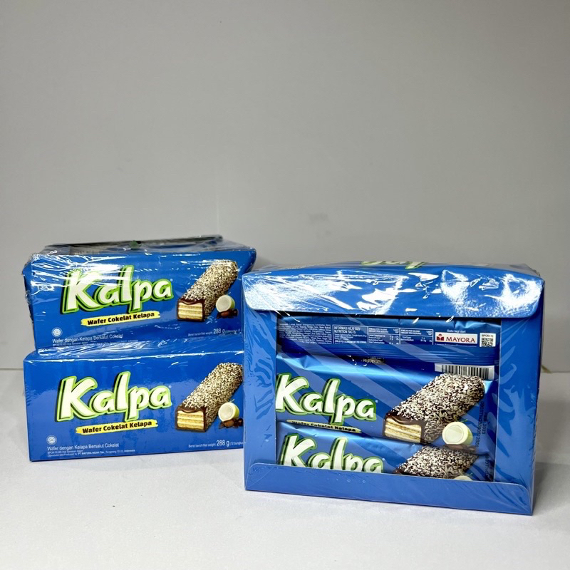 Jual ROMA KALPA WAFER COKLAT KELAPA isi 12pcs | Shopee Indonesia