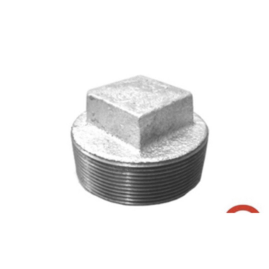 Jual 1/2" Plug galvanis -Dop drat luar 1/2 inch tutup pipa screw ulir ...