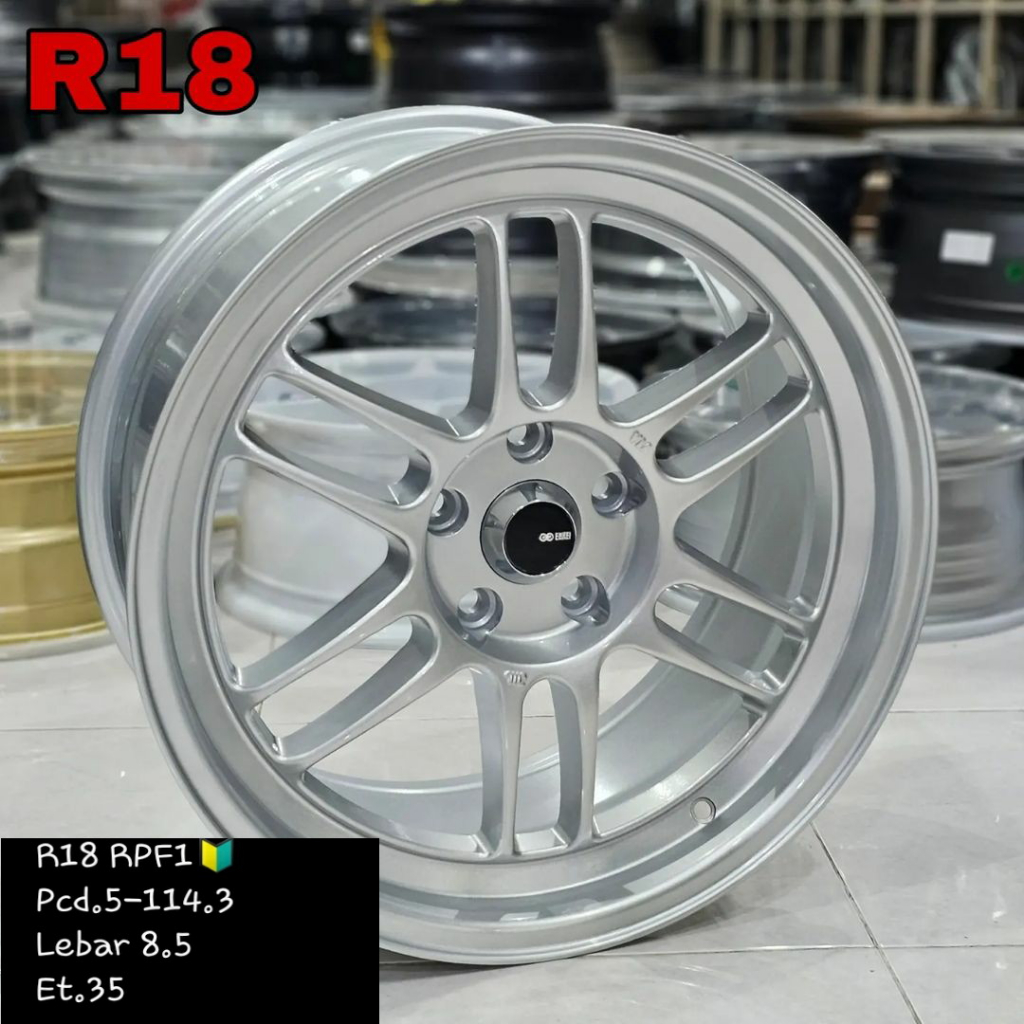 Jual velg ring 18 enkei rpf 1 lebar 8,5 et35 pnp innova hrv civic terios | Shopee Indonesia