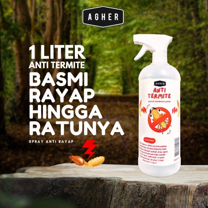 Jual Spray Anti Rayap 1 liter Obat Pembasmi Rayap Racun Pengusir Rayap ...