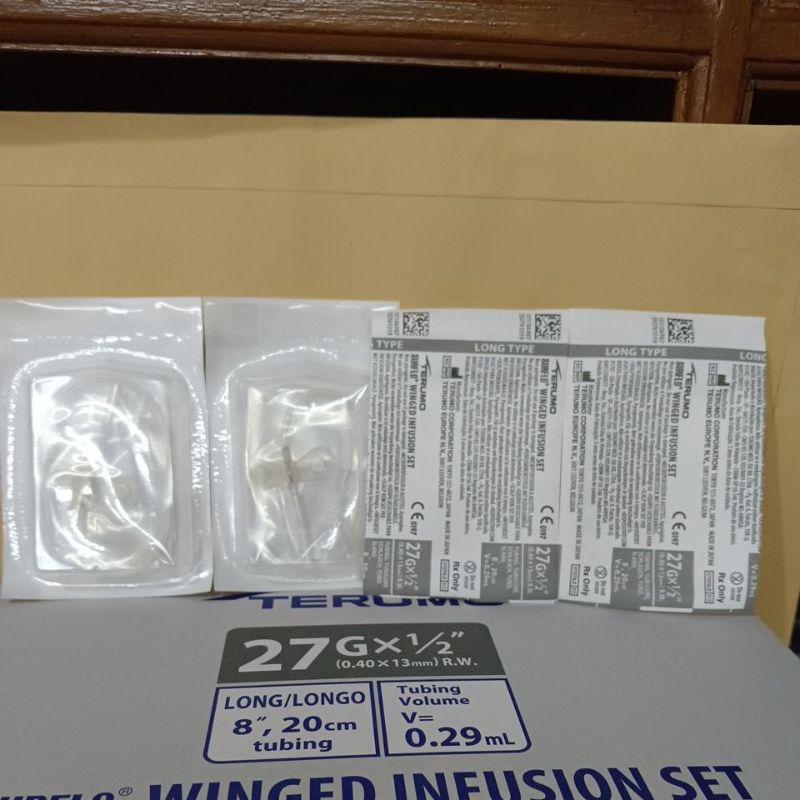 Jual Wing Needle terumo / infusion set ( eceran) no 23G dan 25G | Shopee Indonesia