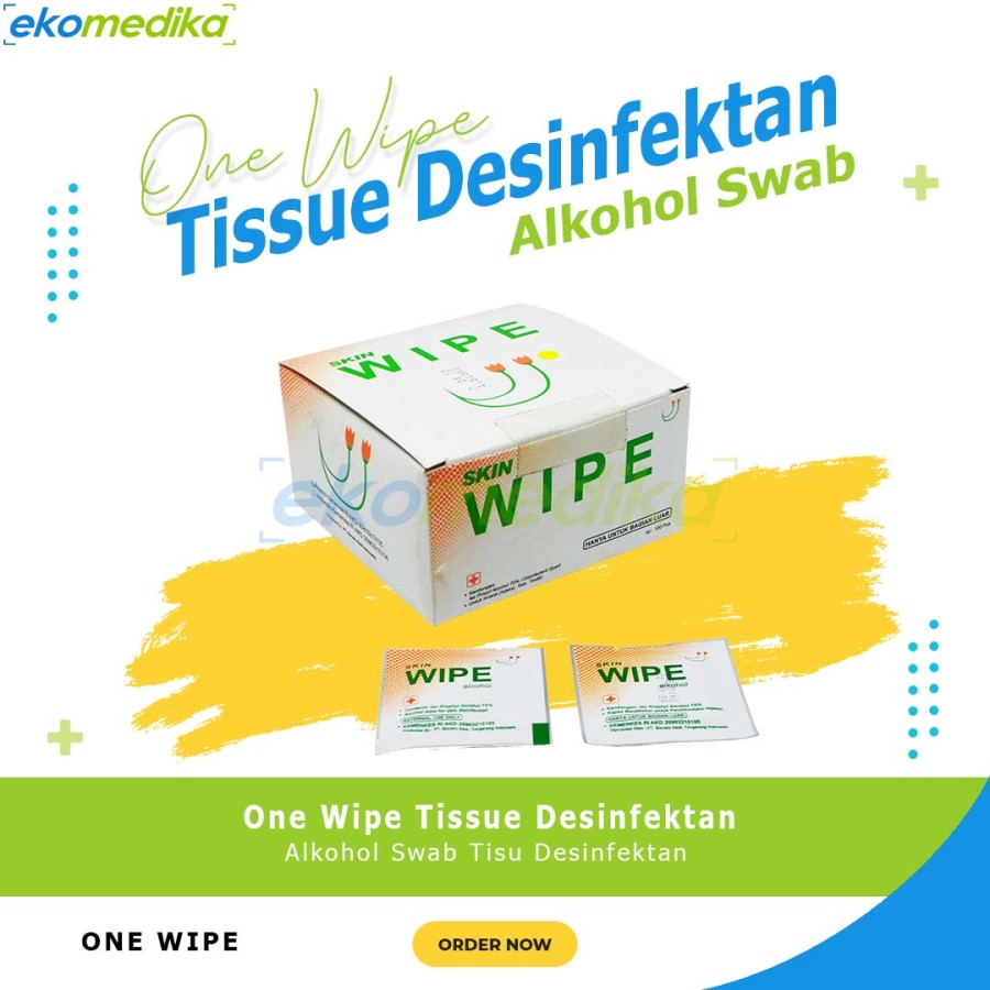 Jual ONE Wipe Tissue Desinfektan Hard Surface Disinfectant Medical ...
