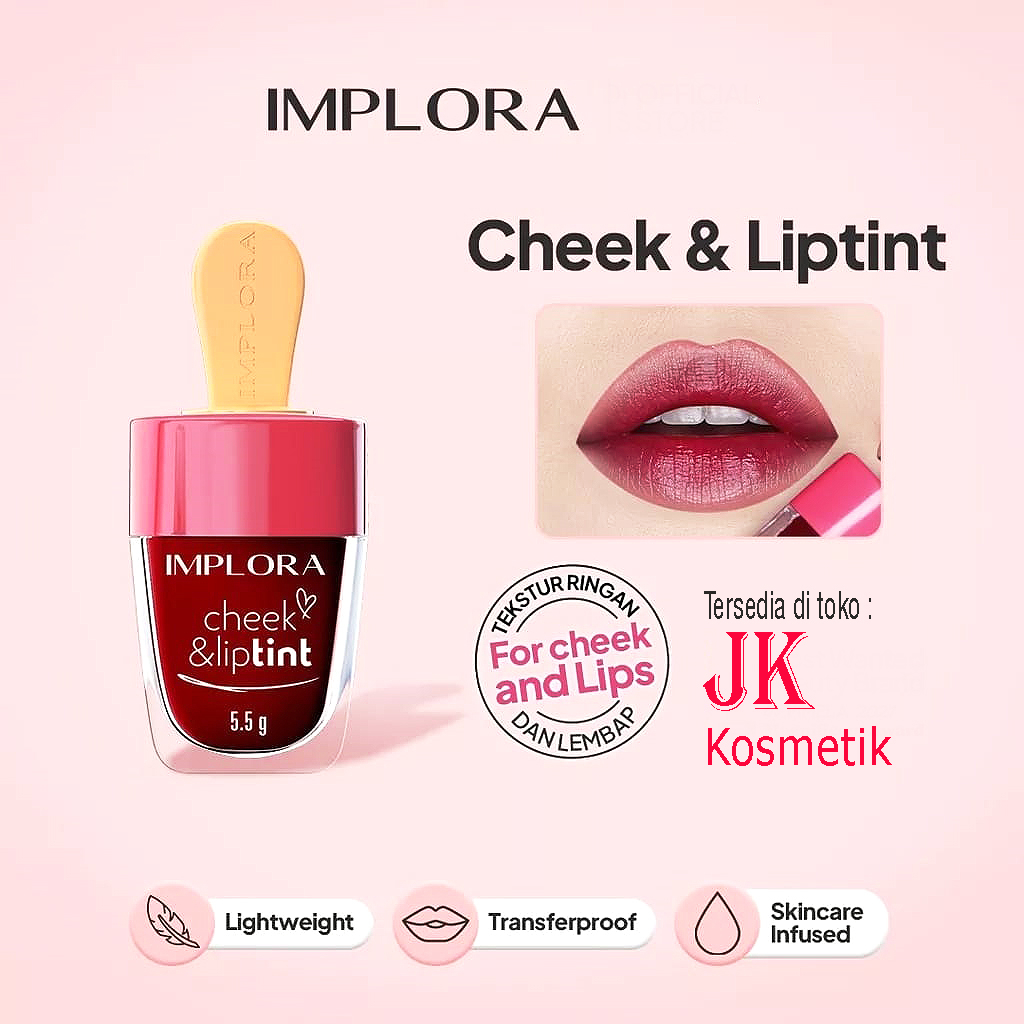 Jual Implora Lip Tint - Cheek & LipTin | Shopee Indonesia