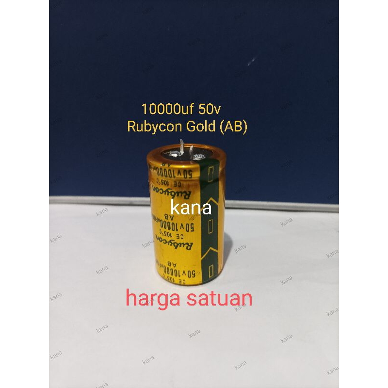 Jual Elco 10000uf 50v Rubycon Gold (AB) | Shopee Indonesia