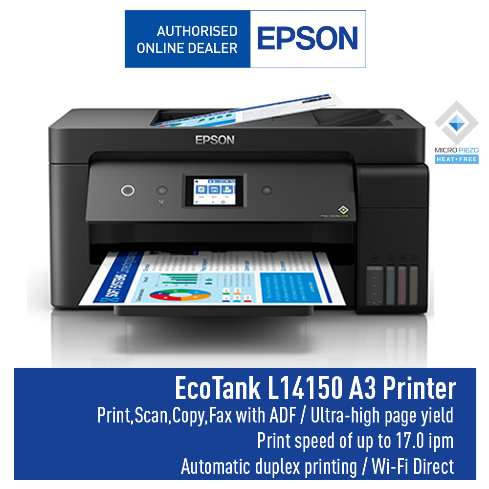 Jual Epson Printer EcoTank L14150 A3+ Wi-Fi Duplex Wide-Format All-in ...