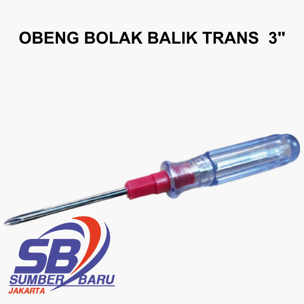Jual OBENG BOLAK BALIK PLUS MIN TRANSPARAN 3 INCH MODEL WINSON 2 WAY ...